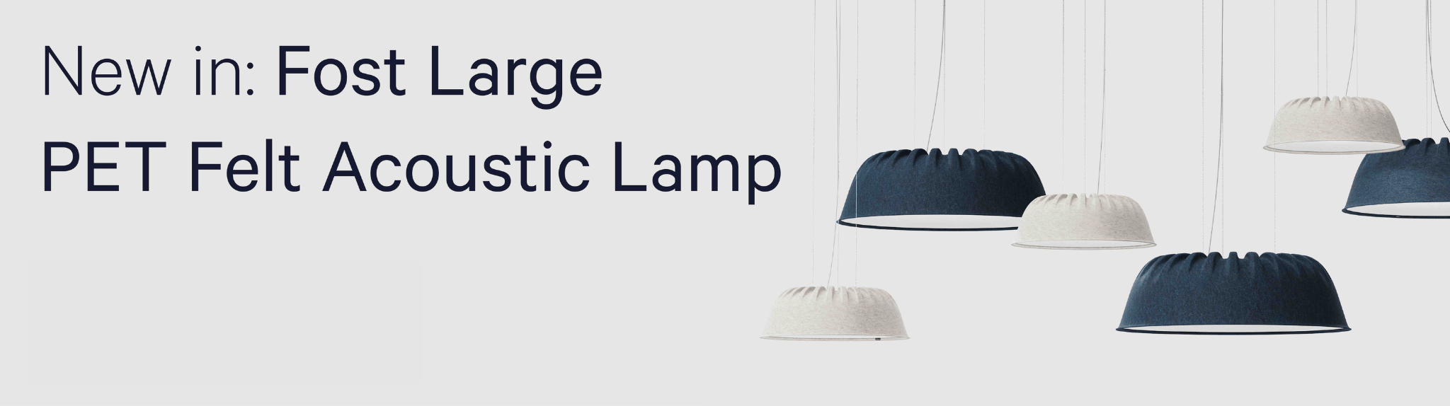 Fost Large Pet Felt Acoustic Lamp - Features download