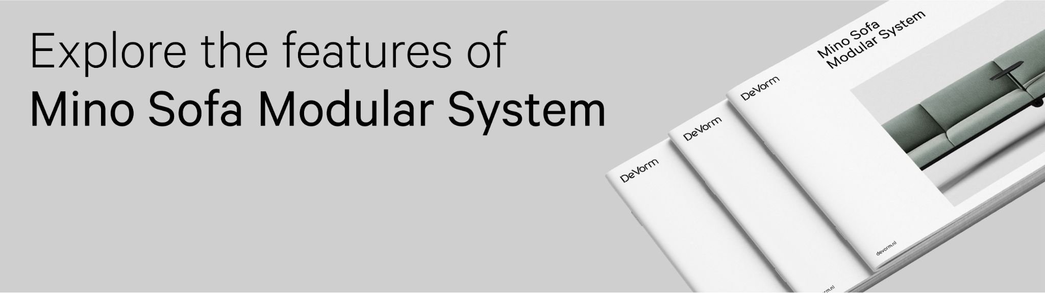 Mino Sofa Modular System - Features download